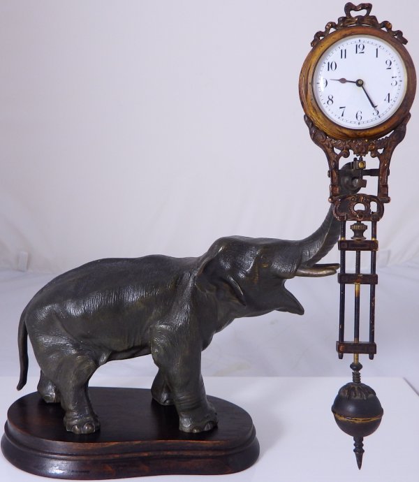 Antique Elephant Mystery Clock. Junghans, Germany. Circa 1900 | Ian ...