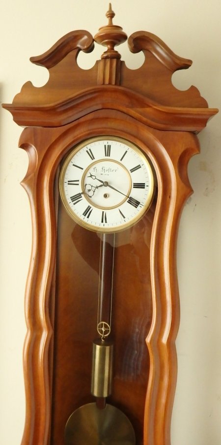 Antique Vienna regulator wall clock Fr Hofler Wien C.1860 In good ...