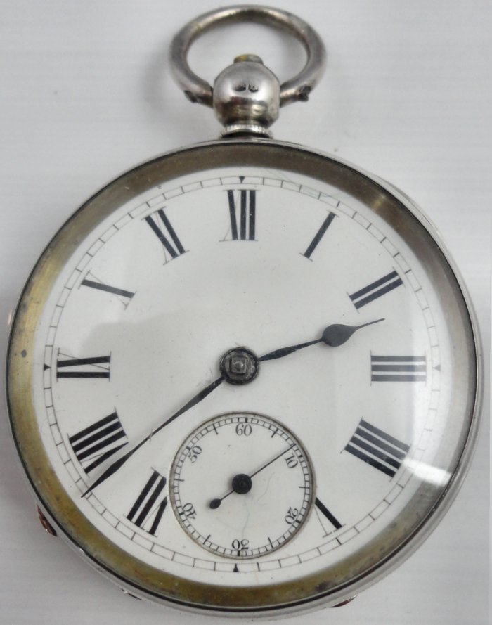 Antique silver fusee pocket watch by Adam Burdess Coventry Working ...