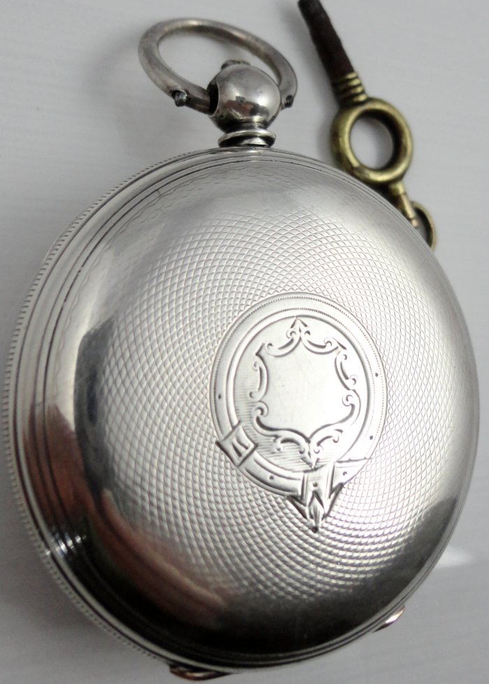 Antique silver fusee pocket watch by Adam Burdess Coventry Working ...