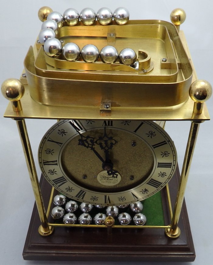 Vintage Limited Edition Spheroid Weight Clock. Thwaites & Reed. London ...
