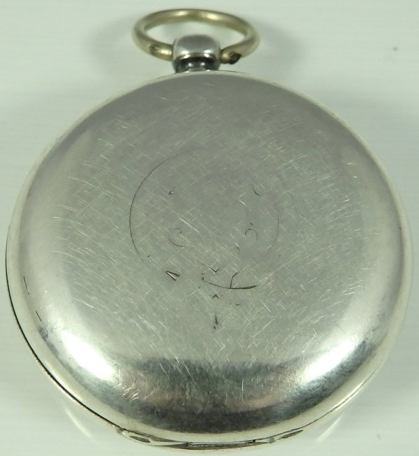 Antique Scottish silver fusee pocket watch Clark, Kelso C 1885 Working ...