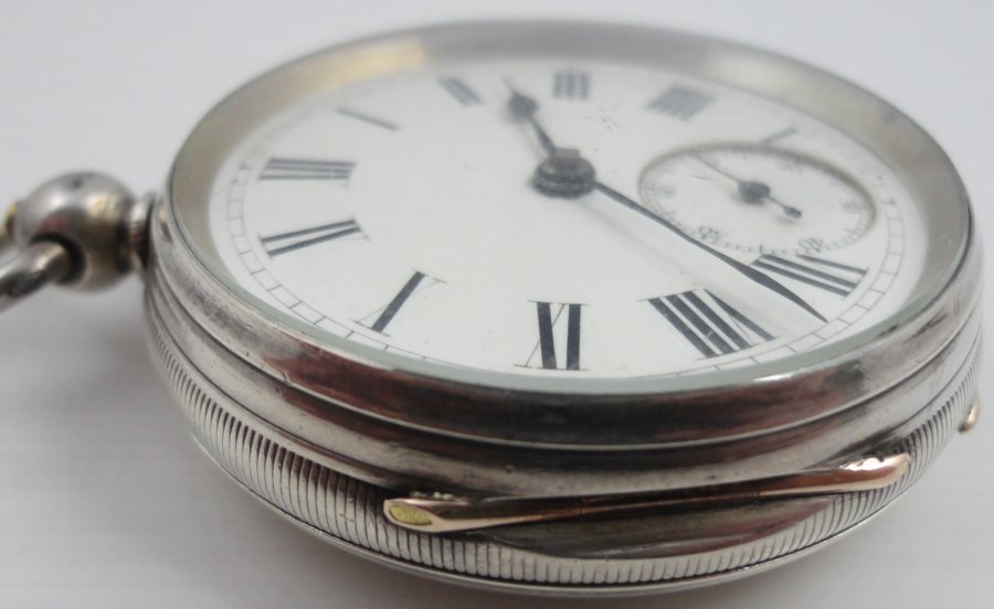 Antique silver fusee pocket watch by Adam Burdess Coventry Working ...