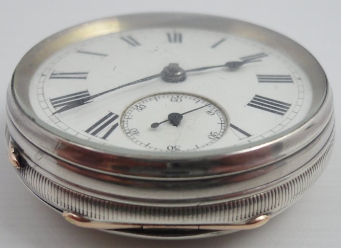 Antique silver fusee pocket watch by Adam Burdess Coventry Working ...