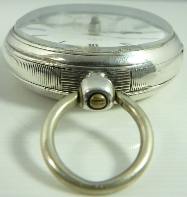 Antique Scottish silver fusee pocket watch Clark, Kelso C 1885 Working ...