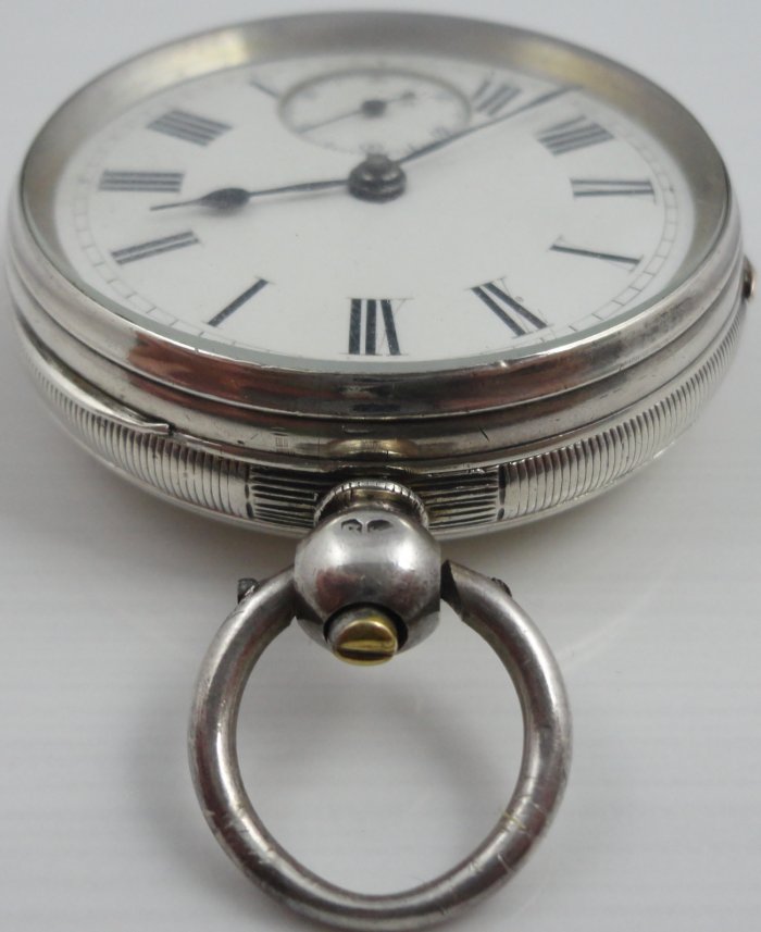 Antique silver fusee pocket watch by Adam Burdess Coventry Working ...